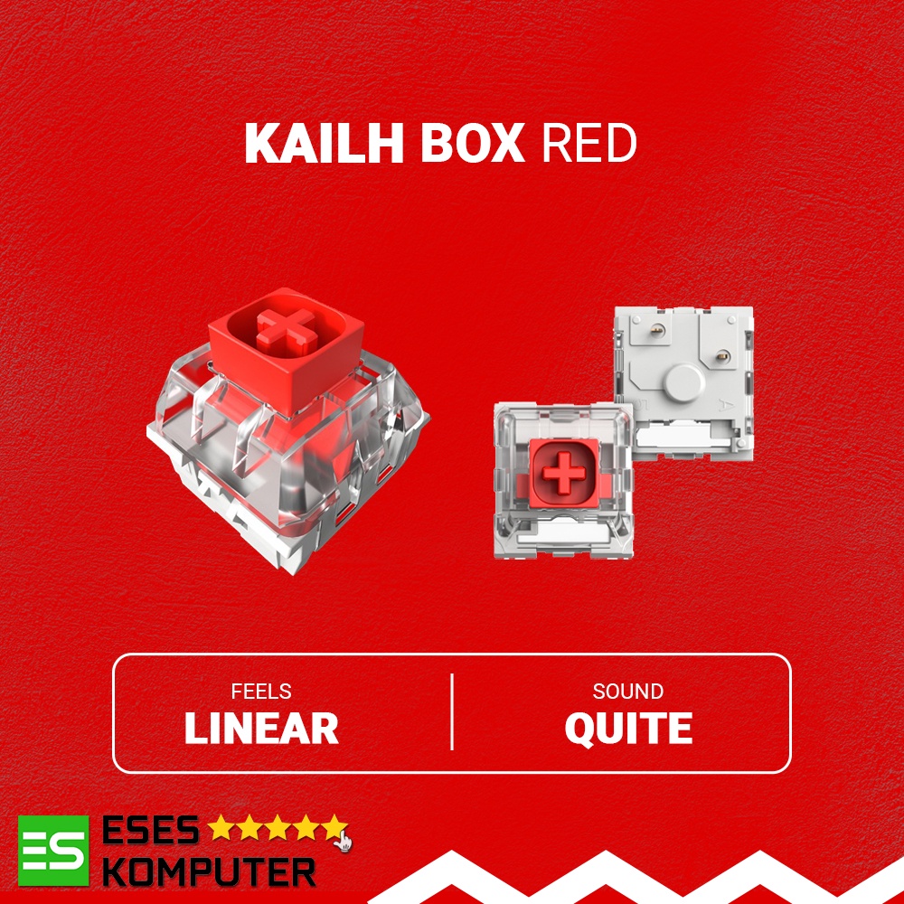 Jual Switch KAILH BOX RED Linear | Mechanical Switch For Keyboard ...