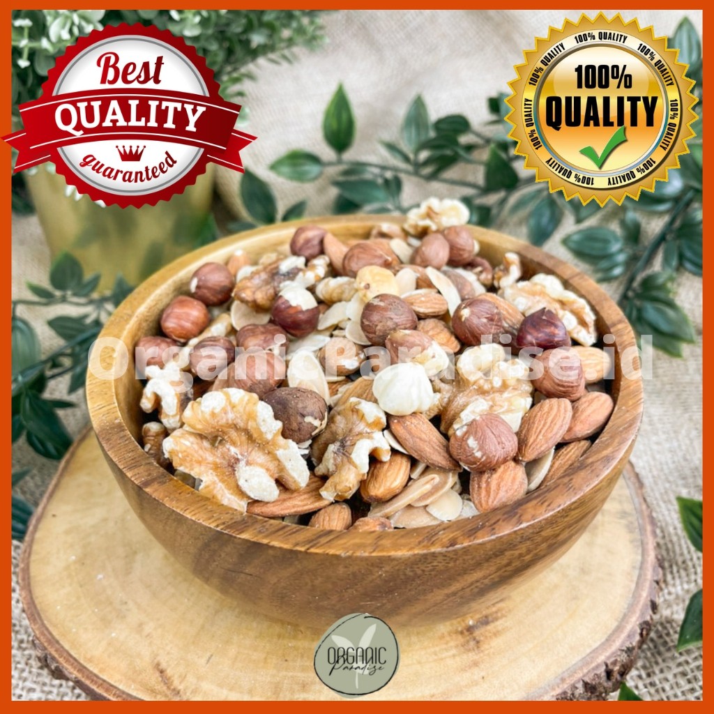 Jual Healthy Mix Nuts 100 gram Premium / Kacang Mix Nut Sehat 100 gram ...