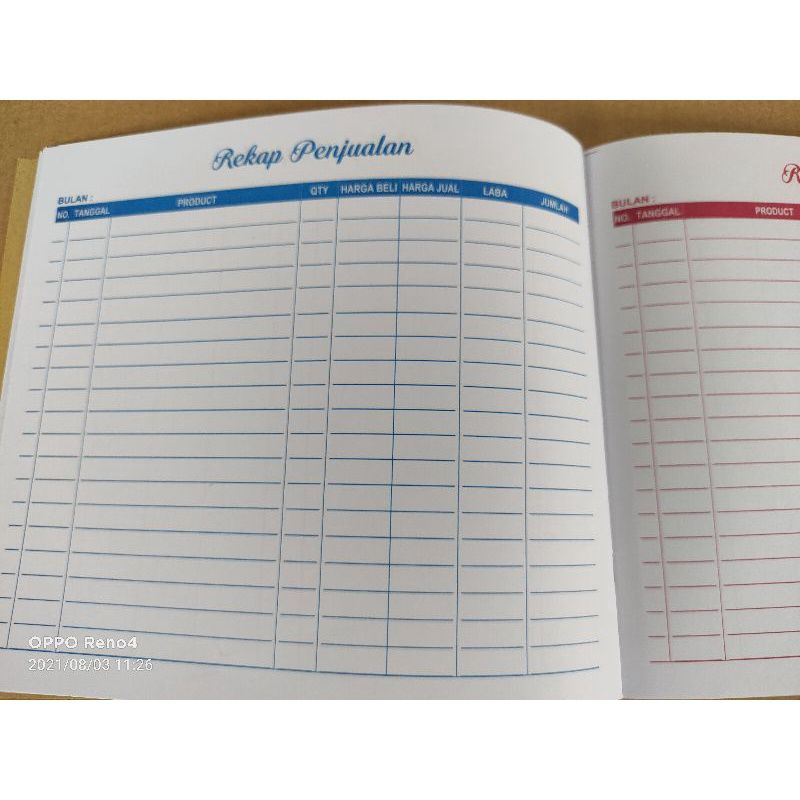 Jual Buku Rekapan Penjualan | Shopee Indonesia