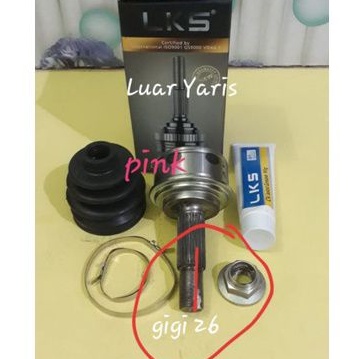 Jual CV Joint Luar As Roda Depan Luar Toyota Yaris Manual | Shopee Indonesia
