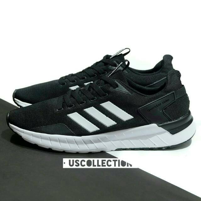 Jual QUESTAR RIDE Sepatu Sneakers Olahraga Pria - Hitam Putih | Shopee ...