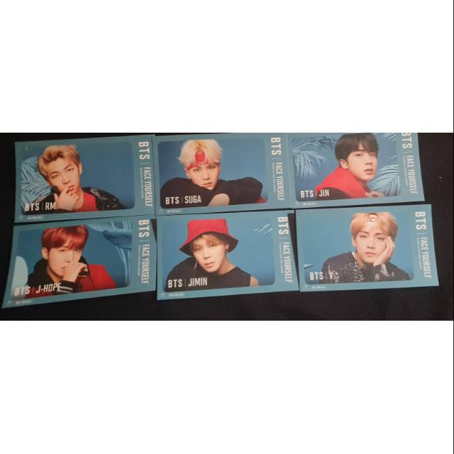 Jual BTS - IC Card Sticker (RM, Jin, Suga, J-Hope, Jimin, V) | Shopee Indonesia
