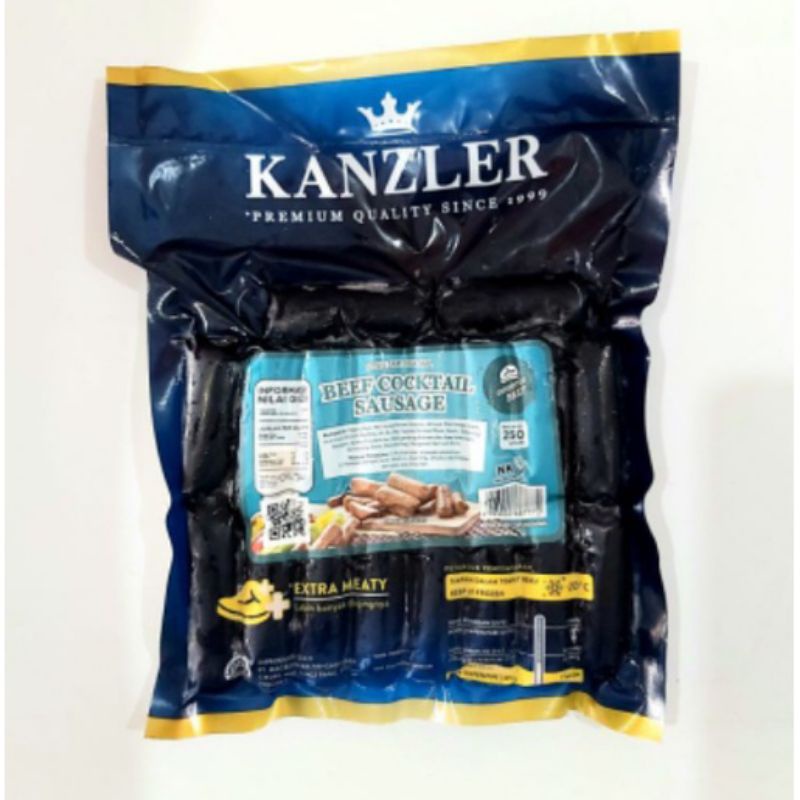 Jual Sosis Kanzler Beef Cocktail Sausage / Sosis Mini 250gr | Shopee ...