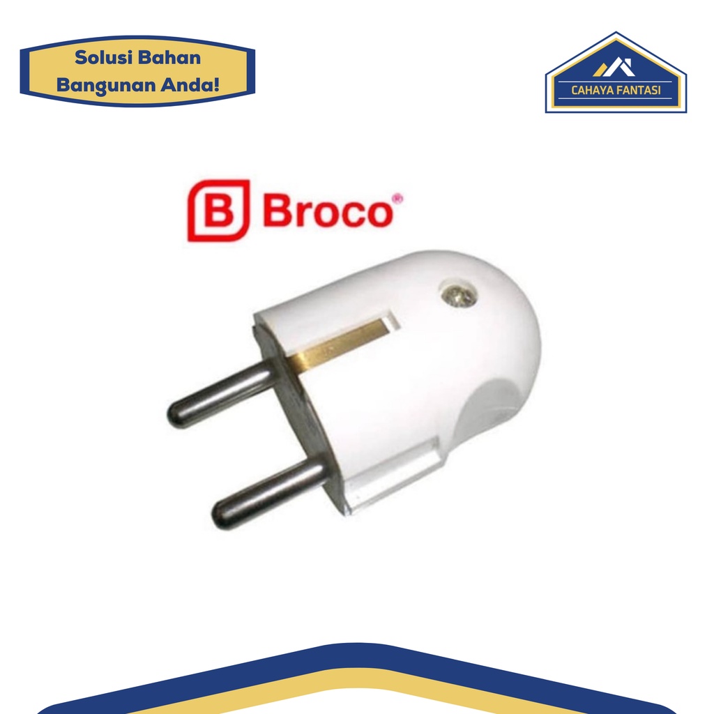 Jual Steker Broco, Kepala Colokan Listrik Broco | Shopee Indonesia