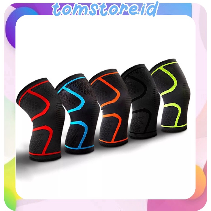 Jual TOMSTORE.ID Knee Support Brace Nylon Deker Lutut Knee Pad ...