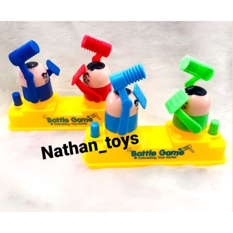 Jual Mainan Pukul palu Funny Board Game Hammer Head Battle Game ...