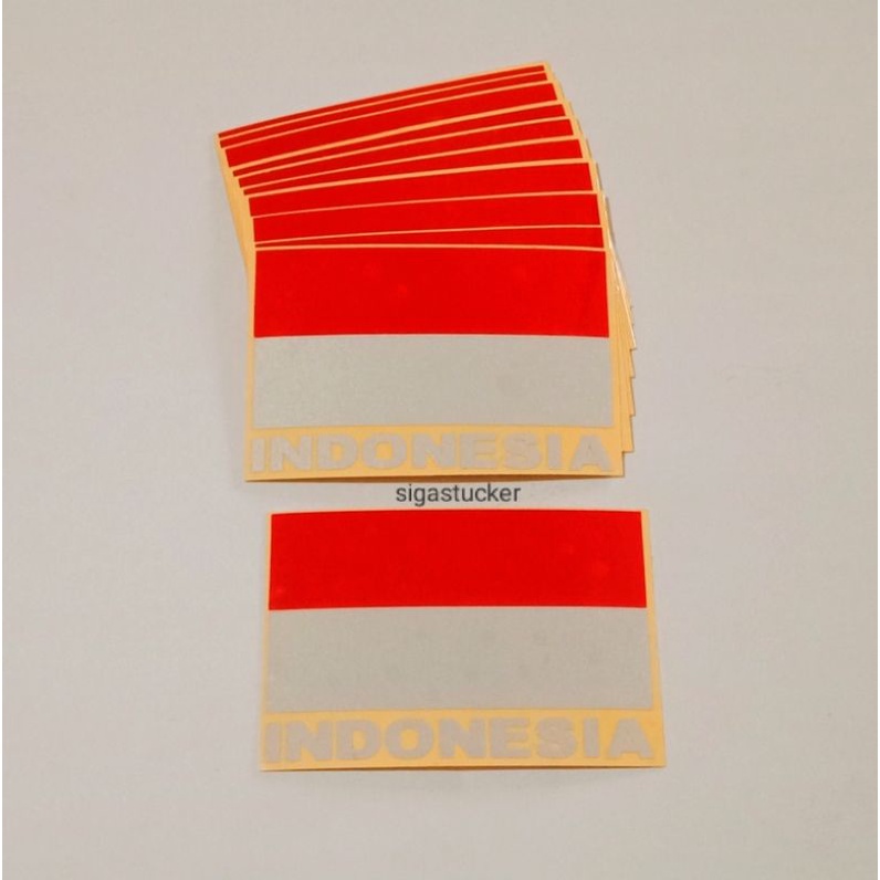 Jual STICKER BENDERA INDONESIA Stiker Bendera CUTTING | Shopee Indonesia