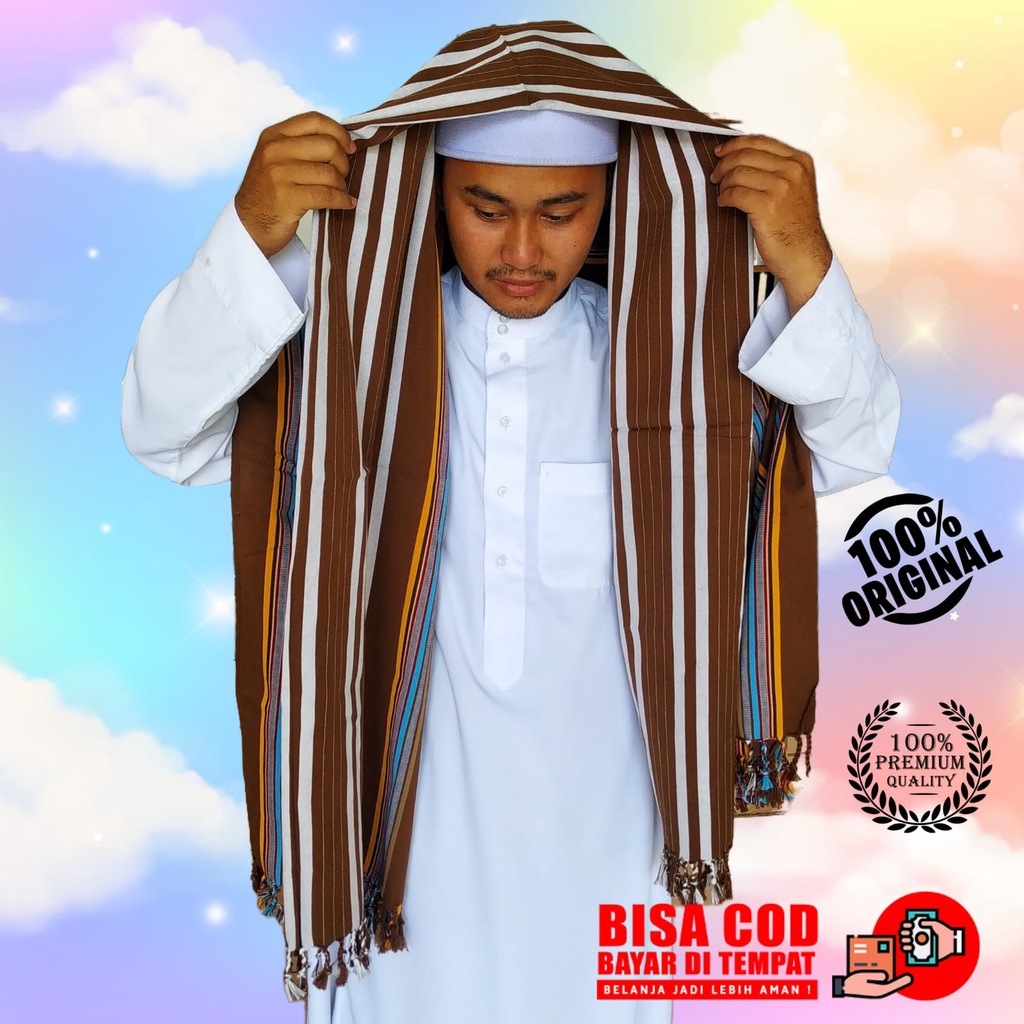 Jual Sorban Salur Yaman Panjang 2x1 Meter Syal Selendang Surban Salur ...