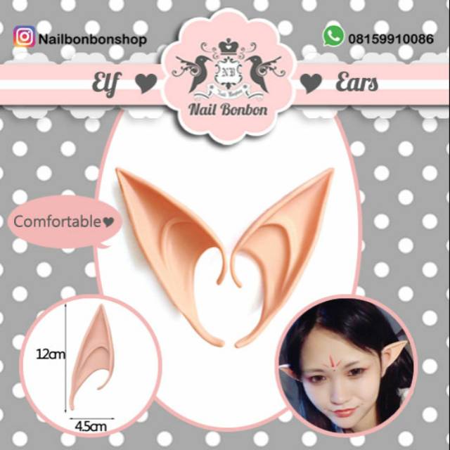 Jual Elf Fairy Ears. Kuping Dracula. Telinga Peri Elf. Aksesoris ...