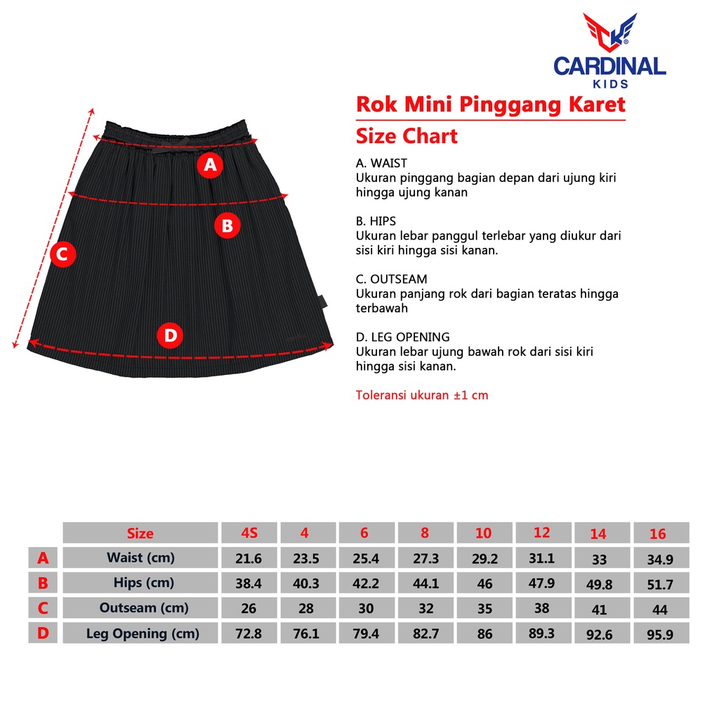 Jual CARDINAL KIDS GIRL ROK 3 (BIRU) | Shopee Indonesia