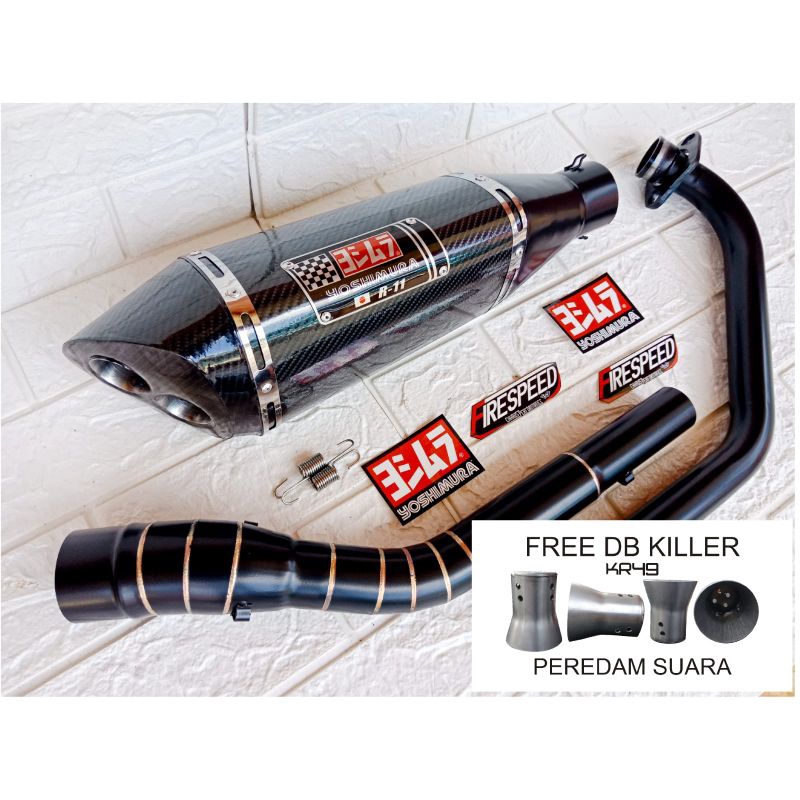 Jual Knalpot Yoshimura bass adem Vixion fu Sonic CBR Vixion old Megapro R15 MX king knalpot ...