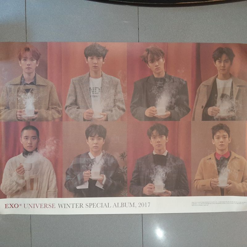 Jual Poster EXO full member from Universe Winter Special Album | Shopee ...