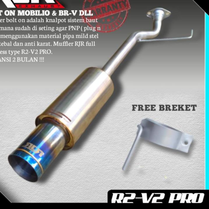 Jual L-75 KNALPOT RACING MOBIL BOLT ON MOBILIO RS MOBILIO E VIOS GEN 1 ...