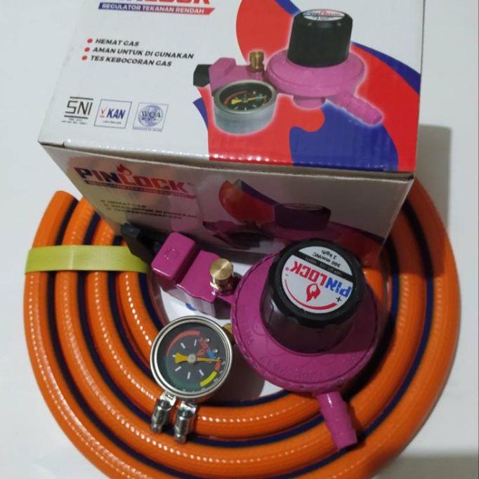 Jual Regulator Kopana Pertamina Pinlock P 888 Selang gas LPG 700 PSI DN | Shopee Indonesia