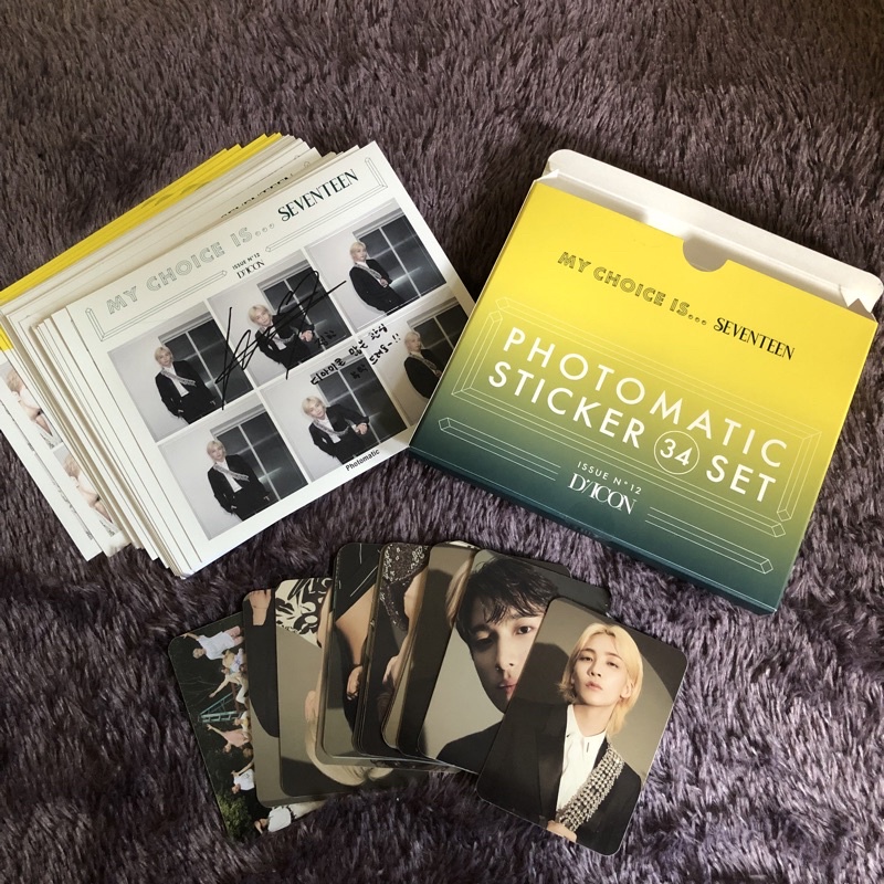 Jual [READY STOCK] DICON PHOTOCARD JEONGHAN PHOTOMATIC STICKER SET PC ...