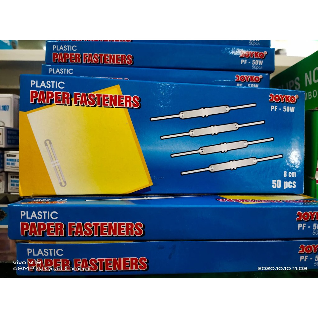 Jual JOYKO PAPER FASTENER PF-50W - ako isi 50 set | Shopee Indonesia
