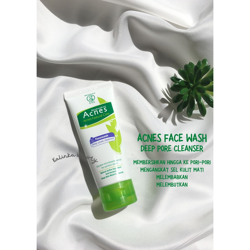 Jual ACNES FACE WASH CREAMY WASH/ YOGURT TOUCH/DEEP PORE/COMPLETE WHITE ...