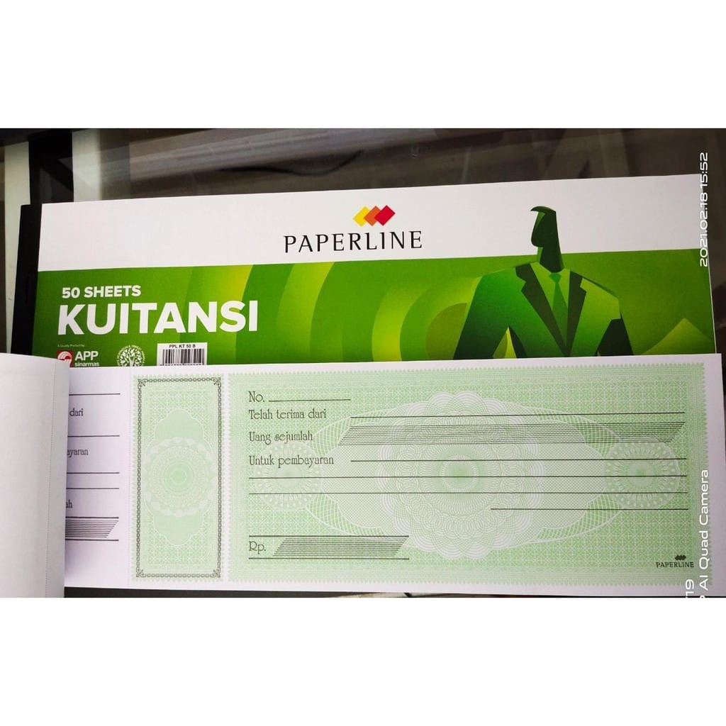 Jual PAPERLINE Kuitansi besar KT 50 B isi 50 lembar - kuitansi | Shopee ...