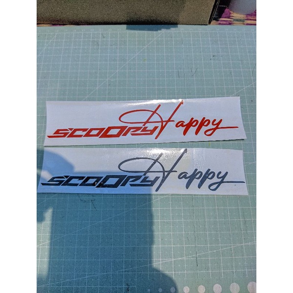 Jual cutting sticker scoopy happy honda scoopy indonesia | Shopee Indonesia