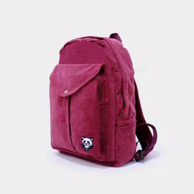 Jual Carousel Backpack Burgundy | Shopee Indonesia