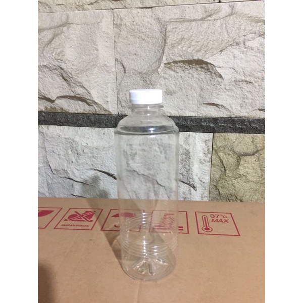 Jual botol almond 500 ml // botol plastik // botol minuman | Shopee ...
