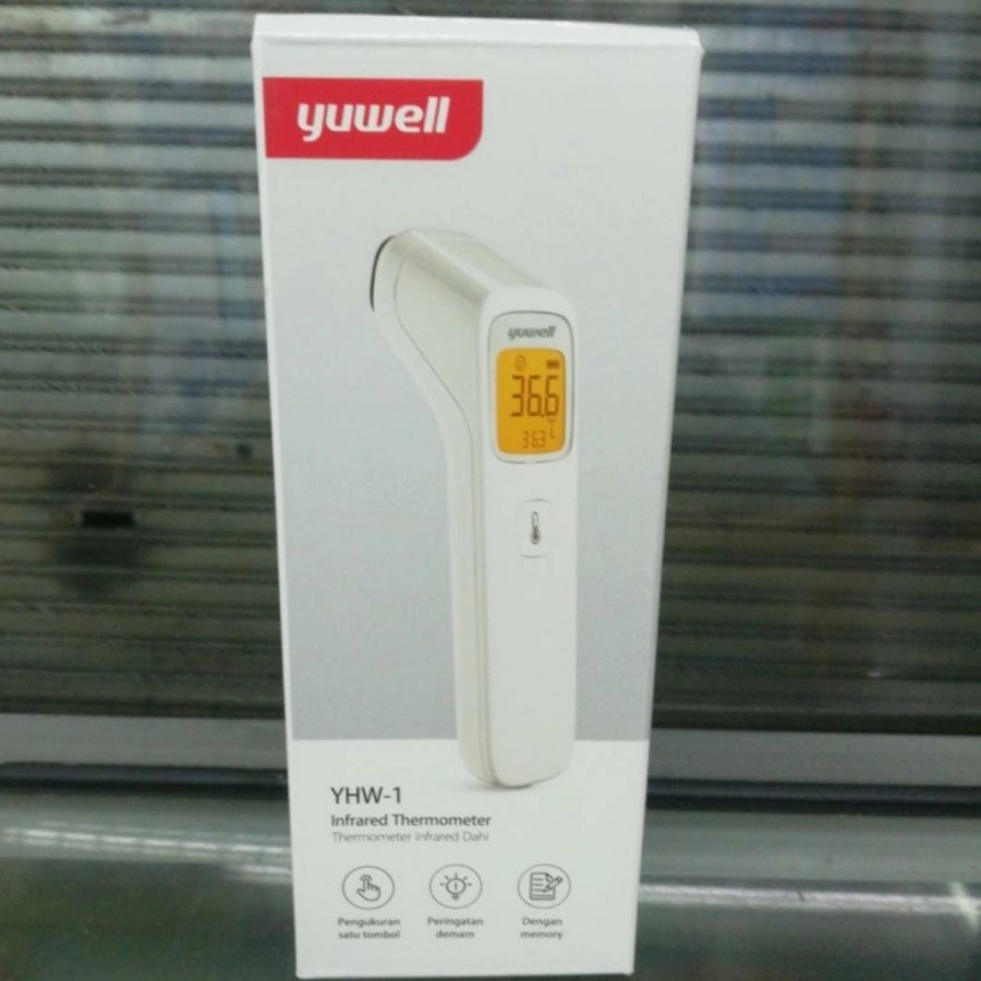 Jual Thermometer Digital Infrared Yuwell YHW 1 / Termometer Dahi ...