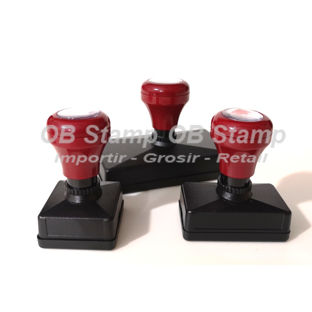 Jual Gagang Stempel Warna Flash Kotak 27 mm - 40 mm | Shopee Indonesia