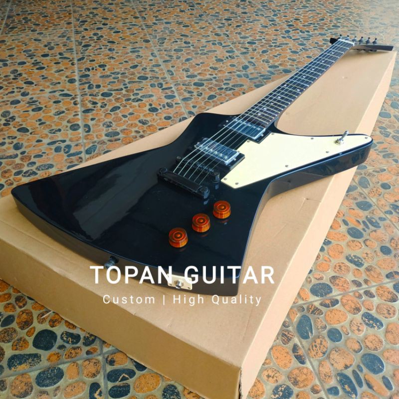 Jual Gitar Listrik Elektrik Epiphone Explorer Custom | Shopee Indonesia