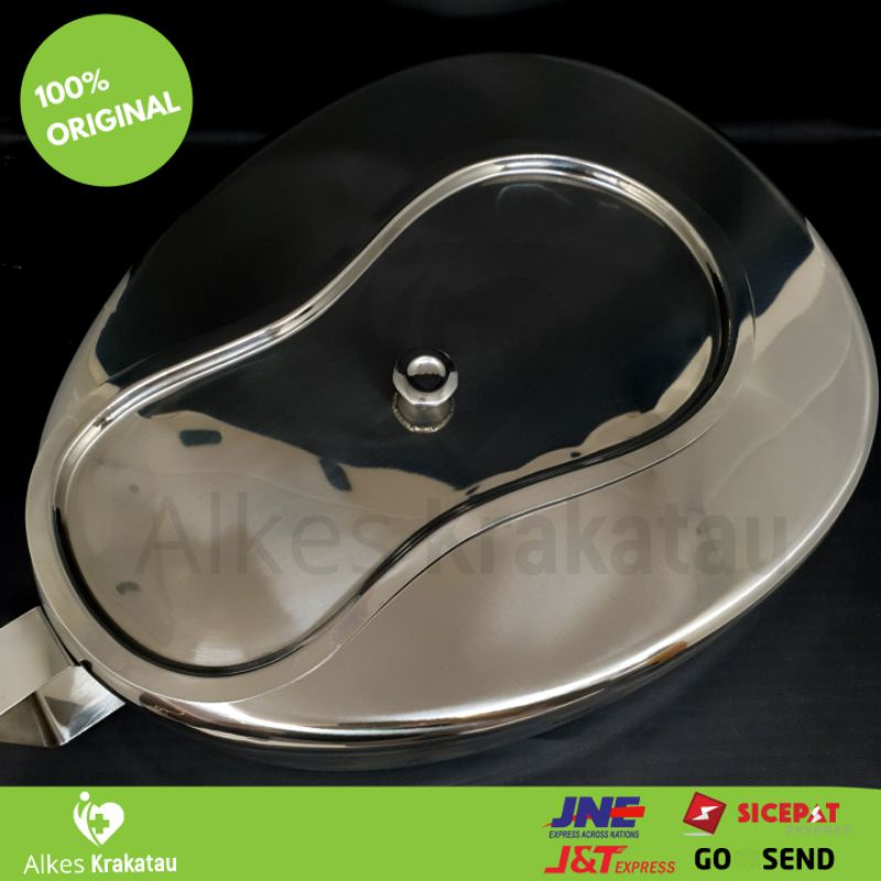 Jual Bedpan Oval Stainless Steel / Bed pan / Tempat BAB / Stik pan ...