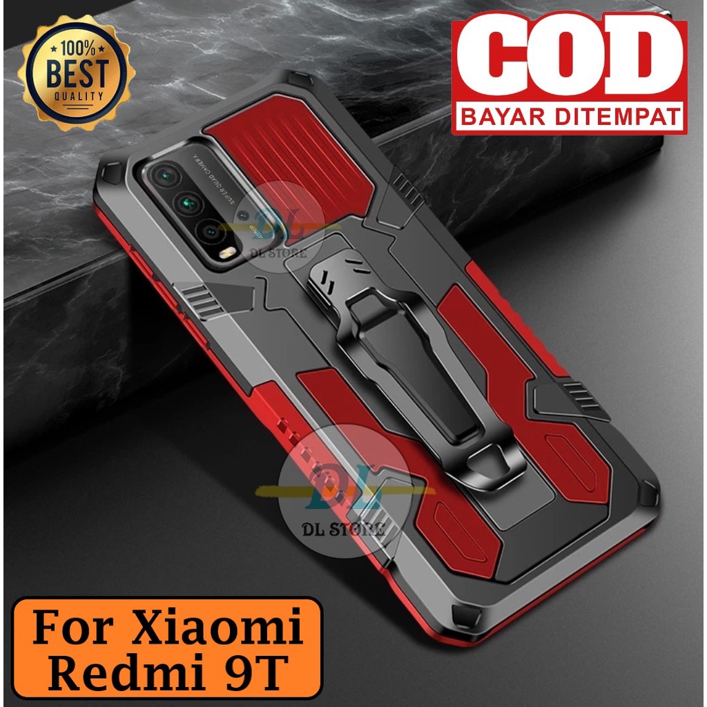 Jual CASING UNTUK XIAOMI REDMI 9T CASE STANDING BACK KLIP HARD CASE ...