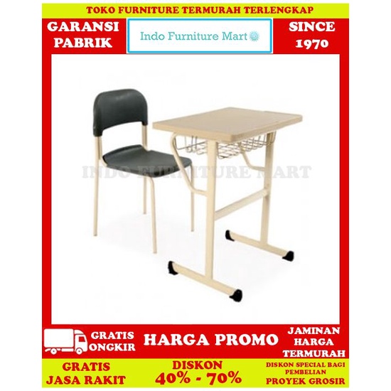 Jual FreOnkir Kursi Sekolah Kuliah Belajar Study Chair Chitose Manabu ...