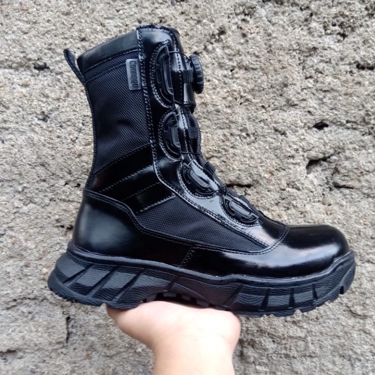 Jual sepatu pdl TNI pdl police tali putar kawat besi dinas lapangan ...
