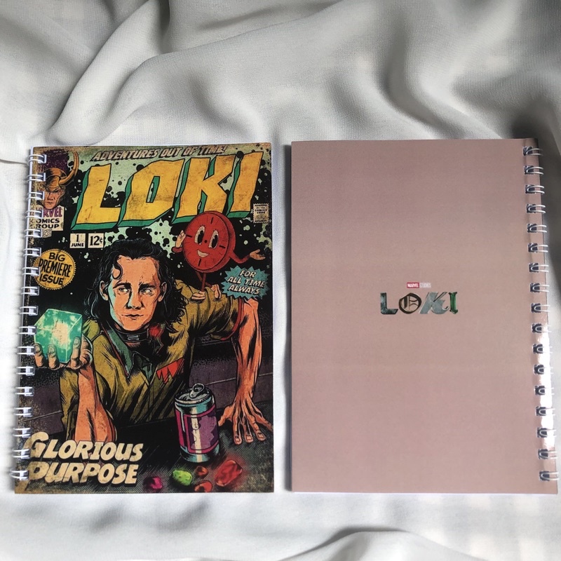 Jual MARVEL LOKI NOTEBOOK RETRO | Shopee Indonesia