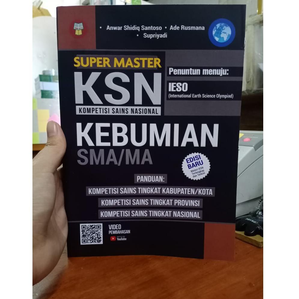 Jual BUKU KEBUMIAN SMA / BUKU SUPER MASTER KSN ( KOMPETISI SAINS NASIONAL ) KEBUMIAN SMA MA ...