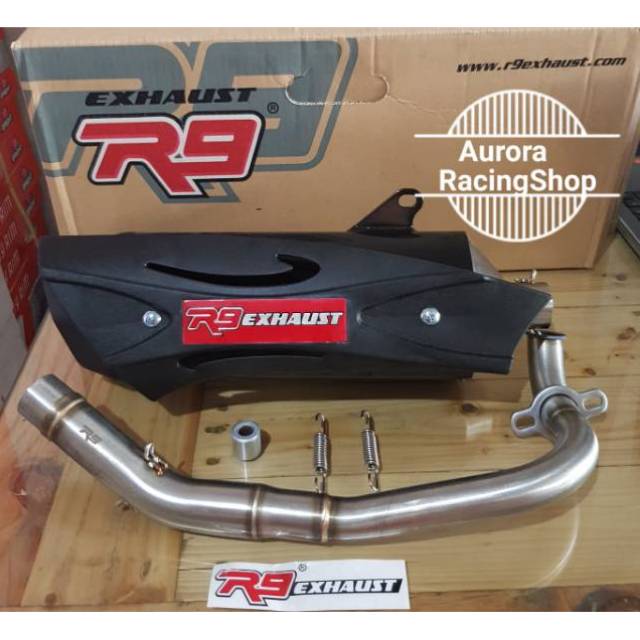 Jual Knalpot Racing R9 Nmax 155 Old - Misano SS Black Series Free DB ...