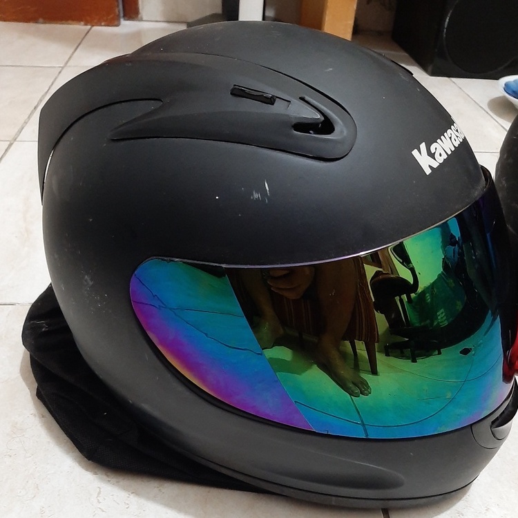 Jual Helm Kawasaki Ninja 250 Original Full Face | Shopee Indonesia