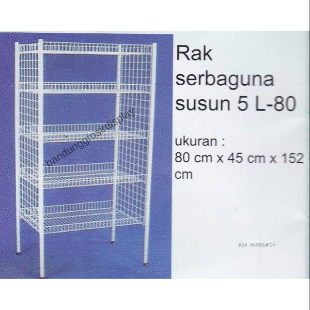 Jual Rak Serbaguna Susun 5 Rak Chiky Keranjang Makanan Display Toko Rak ...