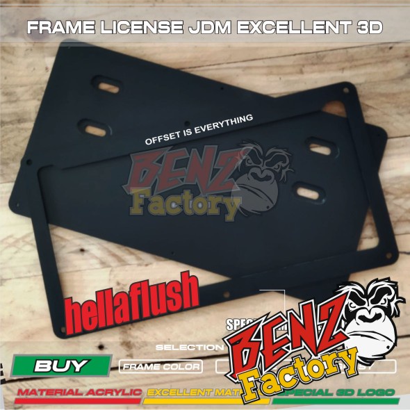 Jual Frame Plat JDM HELLAFLUSH | Shopee Indonesia