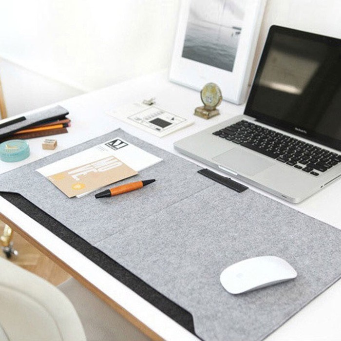 Jual Mousepad Desk Top Felt Keyboard Laptop Table Cover | Shopee Indonesia