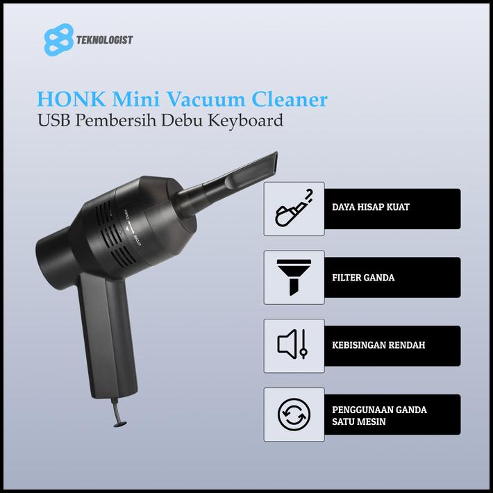 Jual Honk Mini Vacuum Cleaner Usb Pembersih Debu Keyboard | Shopee ...
