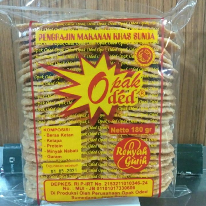 Jual OPAK ODED 250gr | Shopee Indonesia