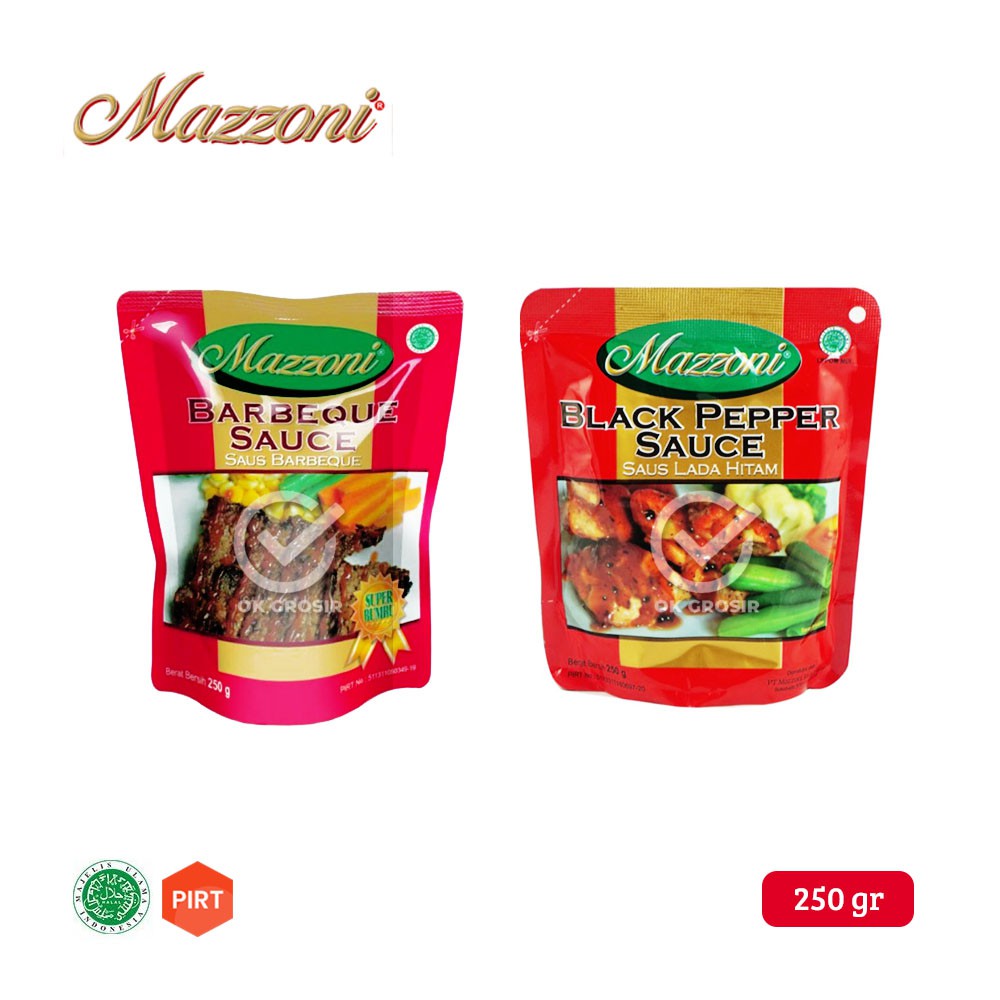 Jual Mazzoni BBQ Sauce (250 gr) | Shopee Indonesia