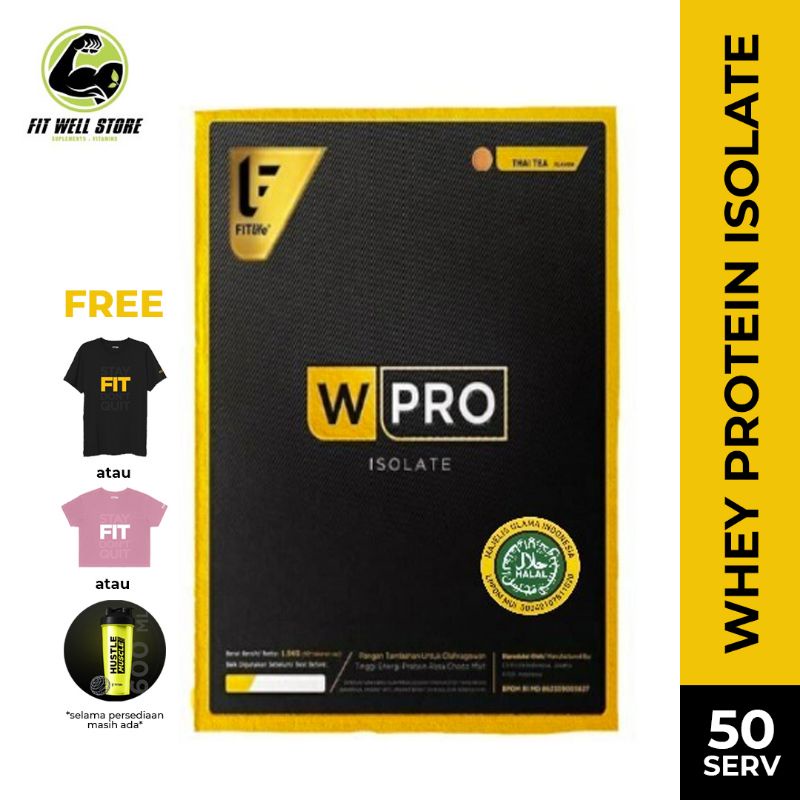 Jual Fitlife WPRO Isolate 50serv Halal Fitlife Whey protein Isolate ...