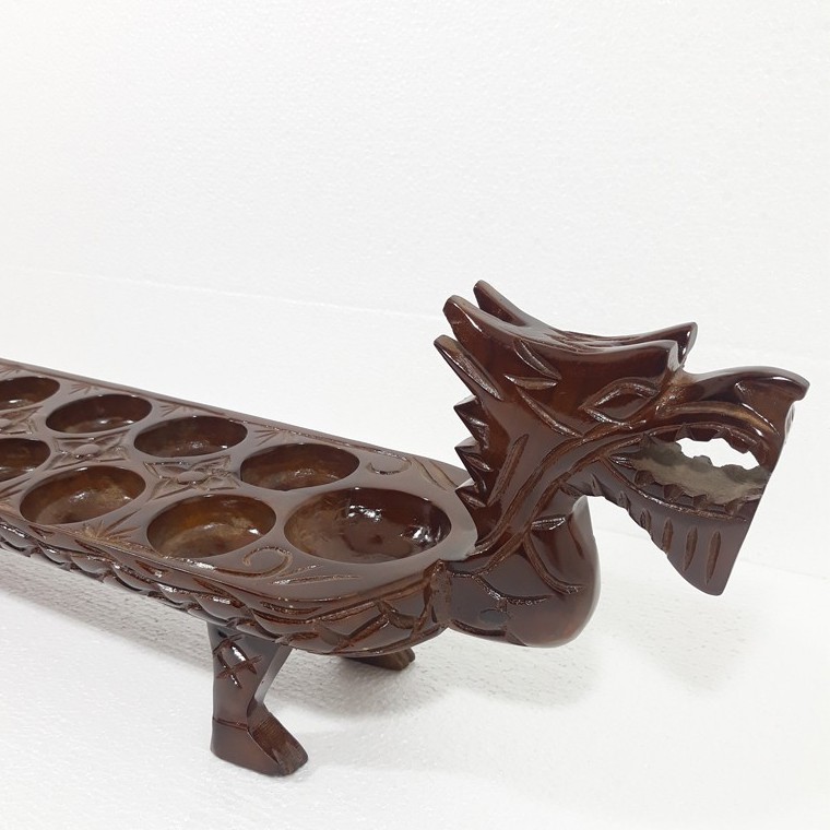 Jual Dakon Congklak Permainan Tradisional Kerajinan Kayu Jati bentuk ...