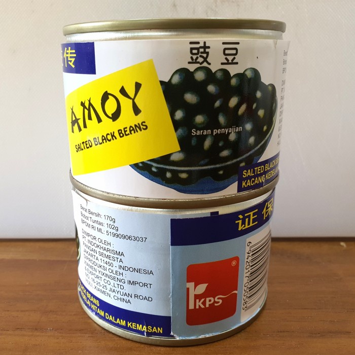 Jual AMOY SALTED BLACK BEANS / TAUSI / KACANG HITAM KALENG 170gr ...