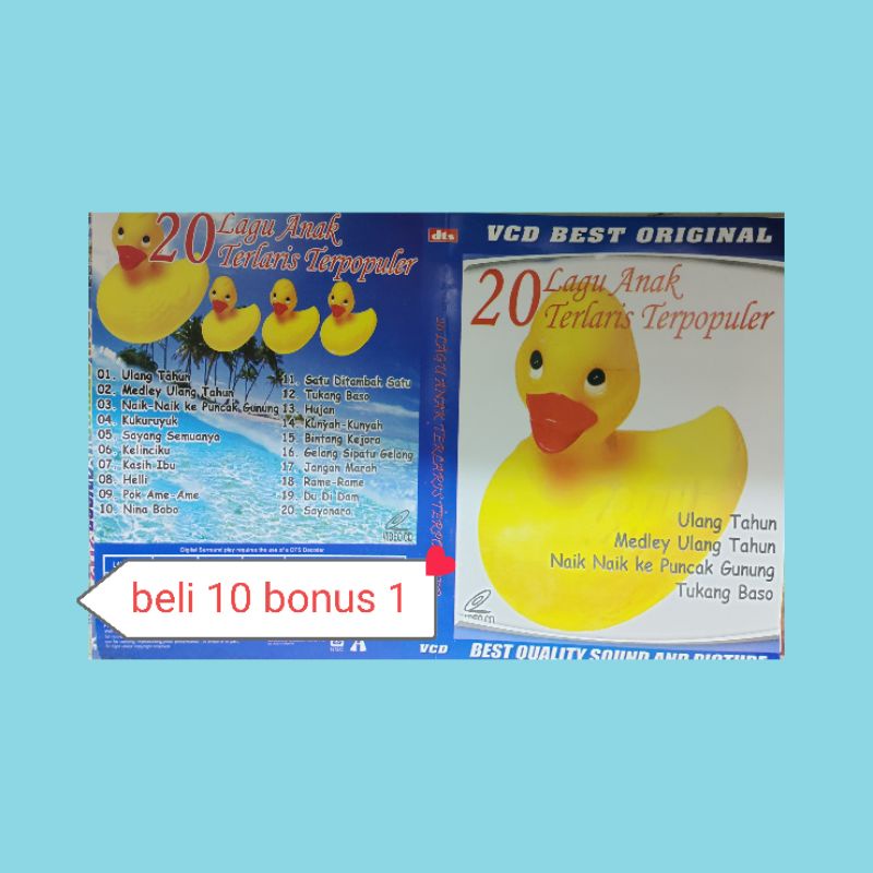 Jual Kaset Lagu Anak " 20 Lagu Anak Anak Terlaris Terpopuler " | Shopee Indonesia