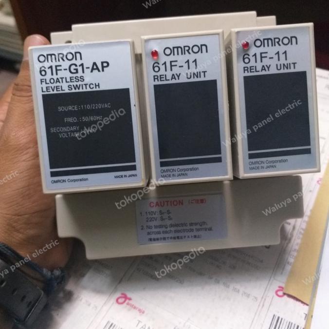 Jual Floatless Switch Water Level Control WLC 61F-G1 OMRON (2 Tangki ...