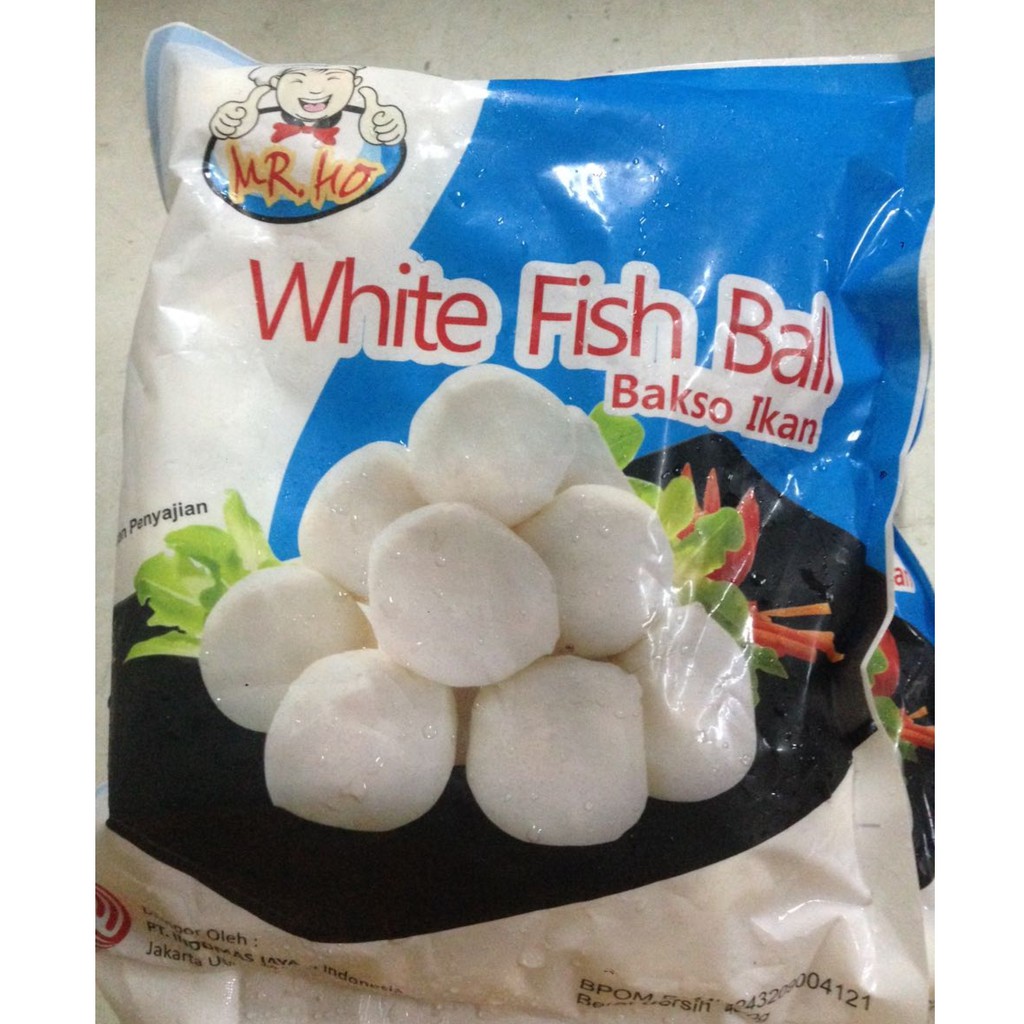 Jual Mr. Ho White Fish Ball 450 Gr Bakso Ikan Putih Mr.Ho Shabu - Shabu ...