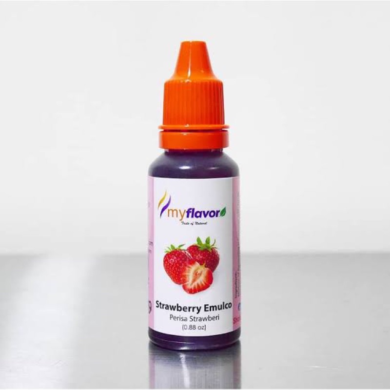 Jual My Flavor Strawberry Emulco Perisa Strawberi | Shopee Indonesia