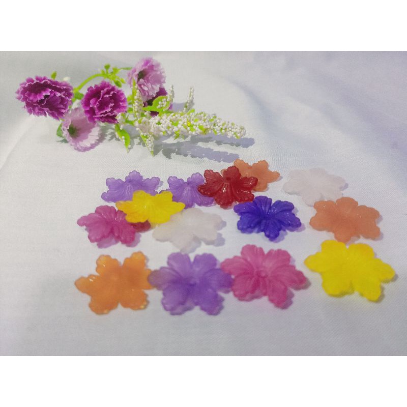 Jual Manik bunga ceper dof mix warna | Shopee Indonesia